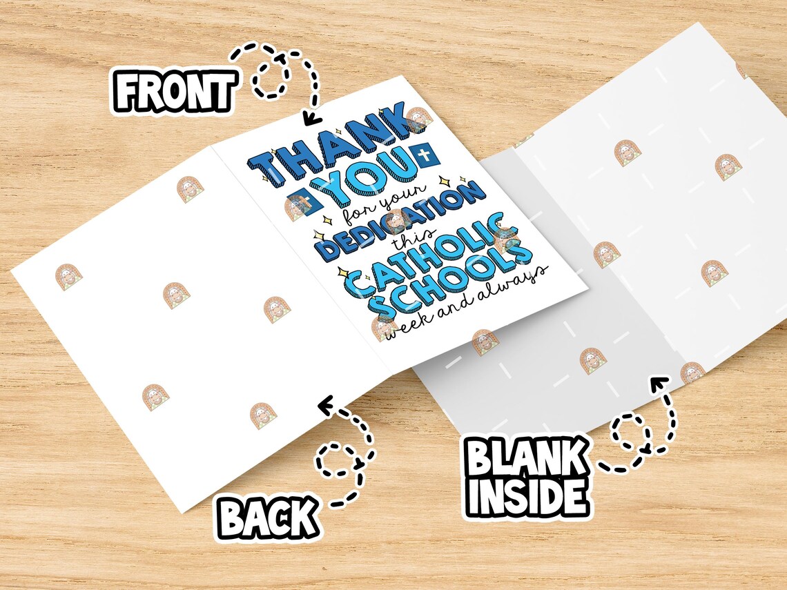 Catholic Schools Week Card Printable, Catholic Schools Week Gift ...