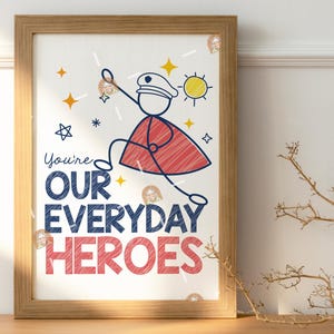 National Police Officers Week Gift, School Security Officers Card ...