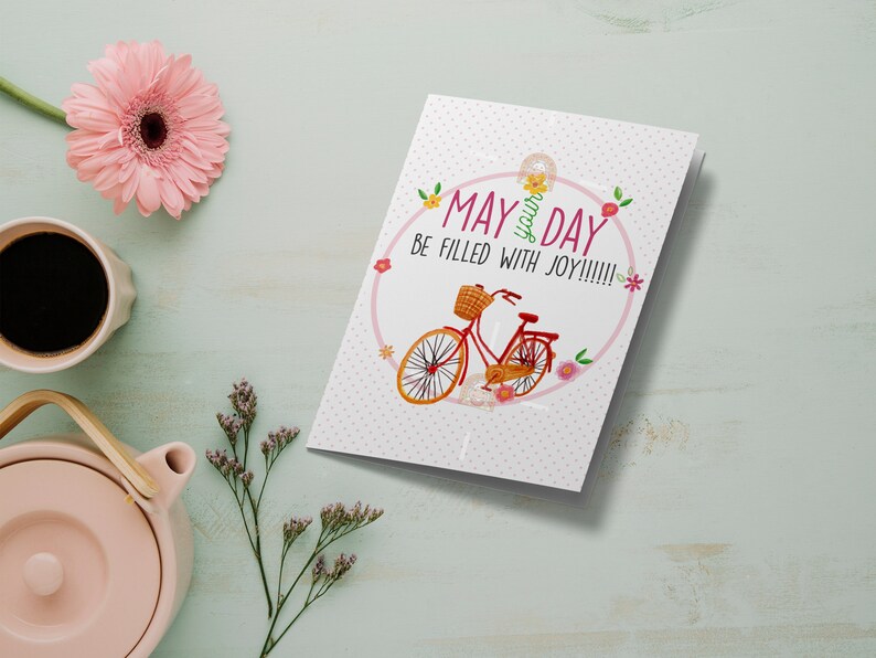 May Day Sign, Happy May Day Gift, Printable Card, Spring May Day Basket ...