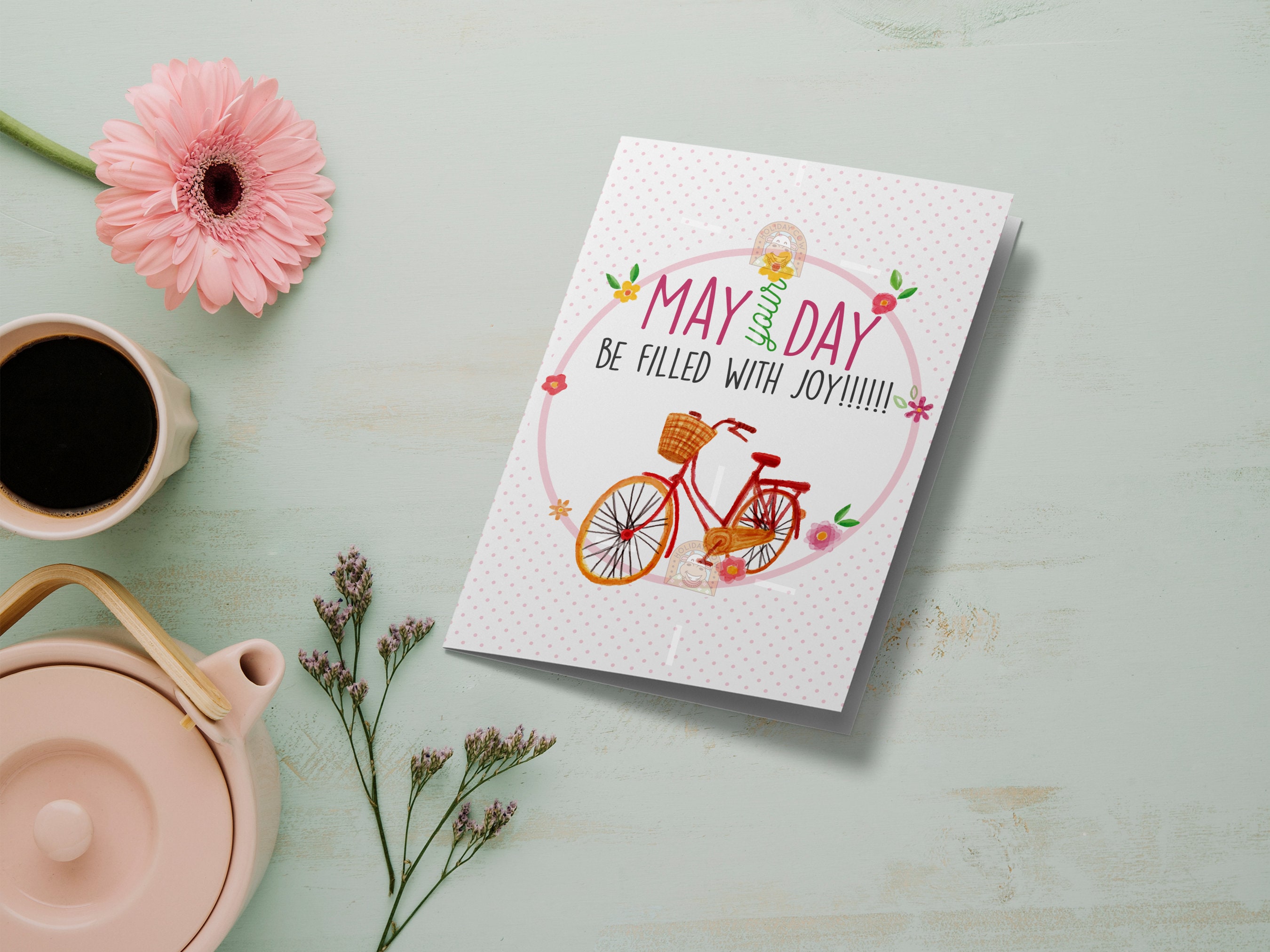 May Day Sign, Happy May Day Gift, Printable Card, Spring May Day Basket ...