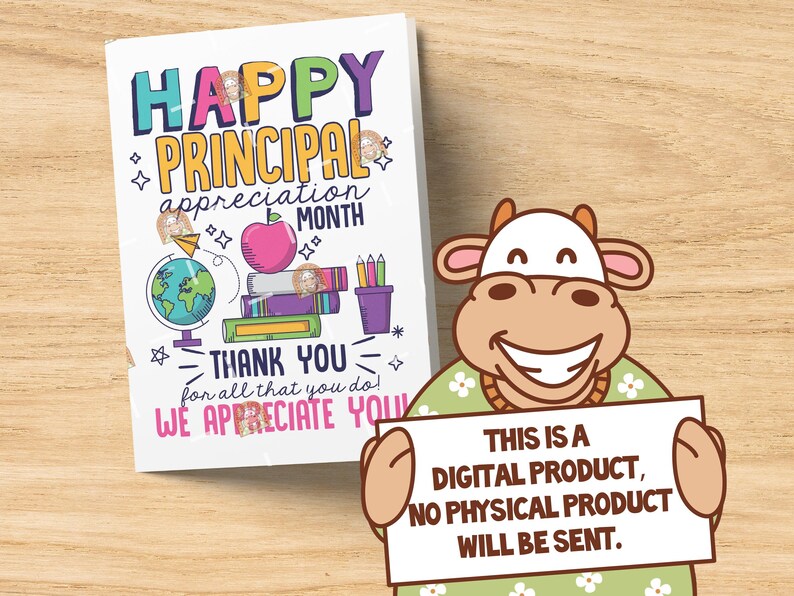 Principal Appreciation Month Card Printable, National Principals' Month ...
