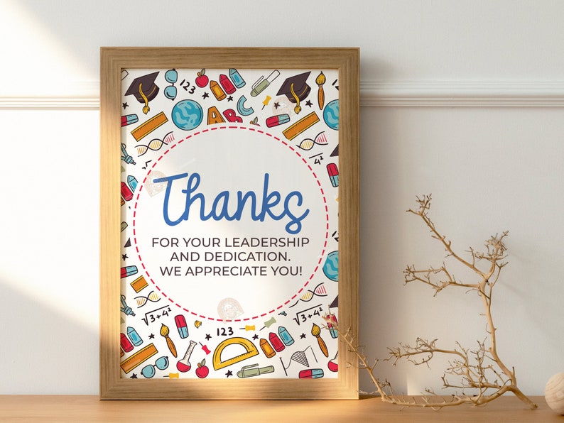 Principal Appreciation Card, School Principal Gift Printable , National ...