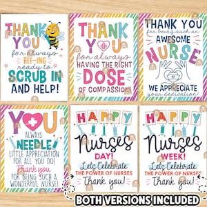 Nurses Week Signs Printable, Happy Nurses Week Decor, Nurse ...