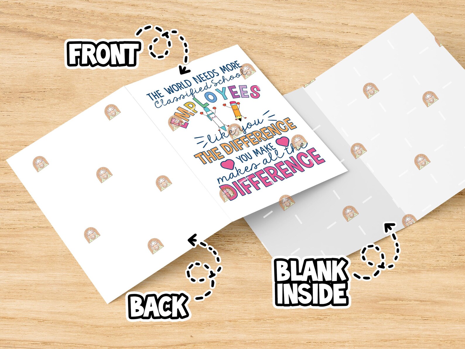Classified School Employee Gift, Printable Classified School Employee ...