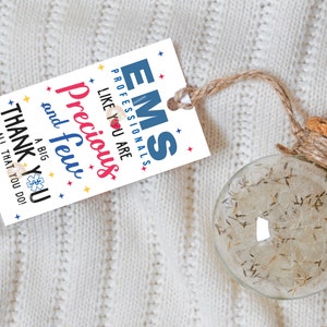 EMS Week Gift Tag, Ems Week Tag Printable, Ems Appreciation Tag ...