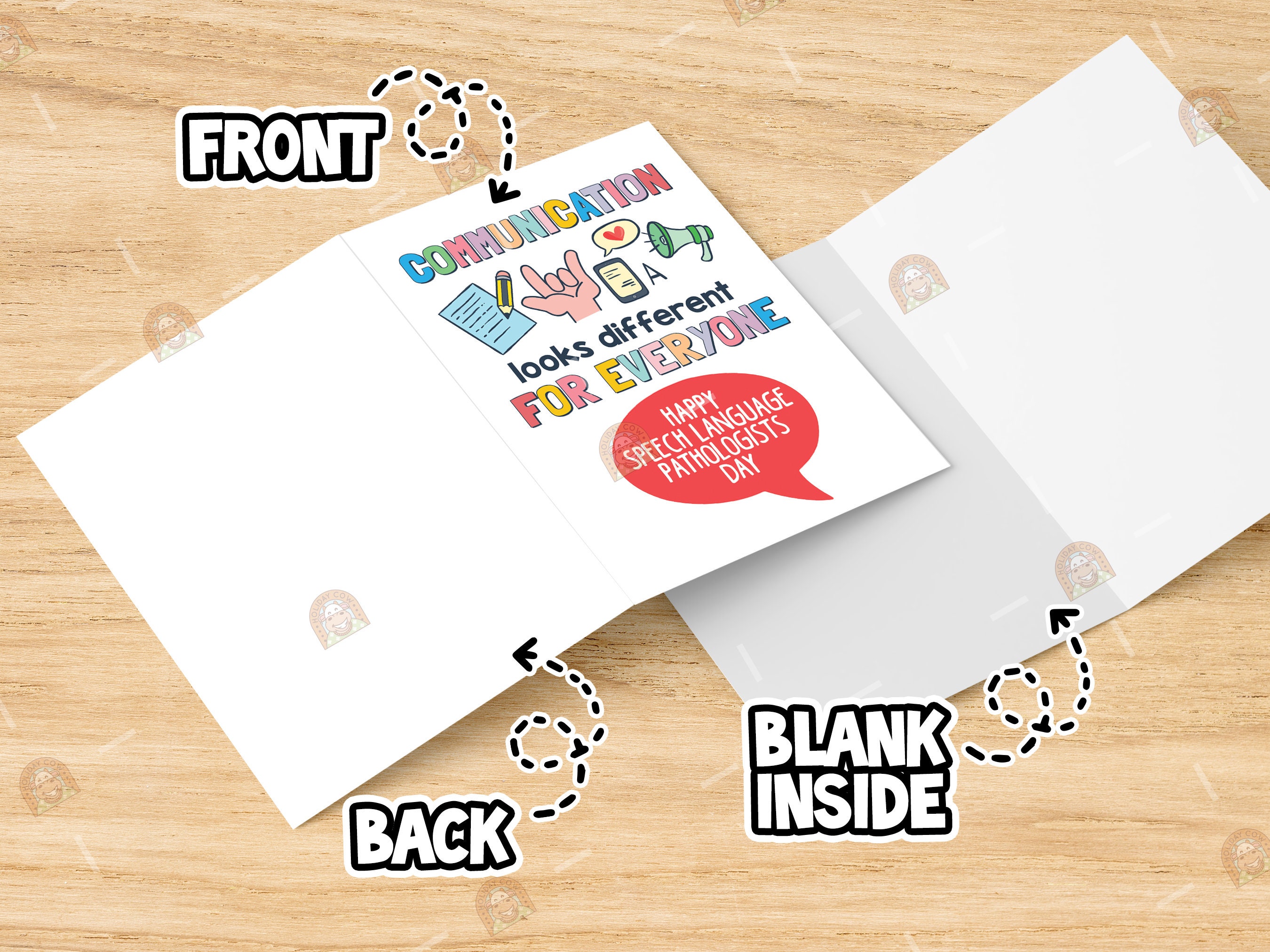 Speech Pathologist Card Printable, Speech Language Pathologist Gift ...