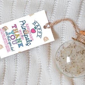 Printable Assistant Principals Week Gift Tag, Assistant Principal Week ...