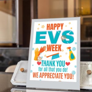 EVS Week Card Printable, National Healthcare Environmental Services ...