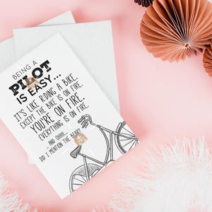 Pilot Card Printable, National Aviation Week Gift, Aviation ...