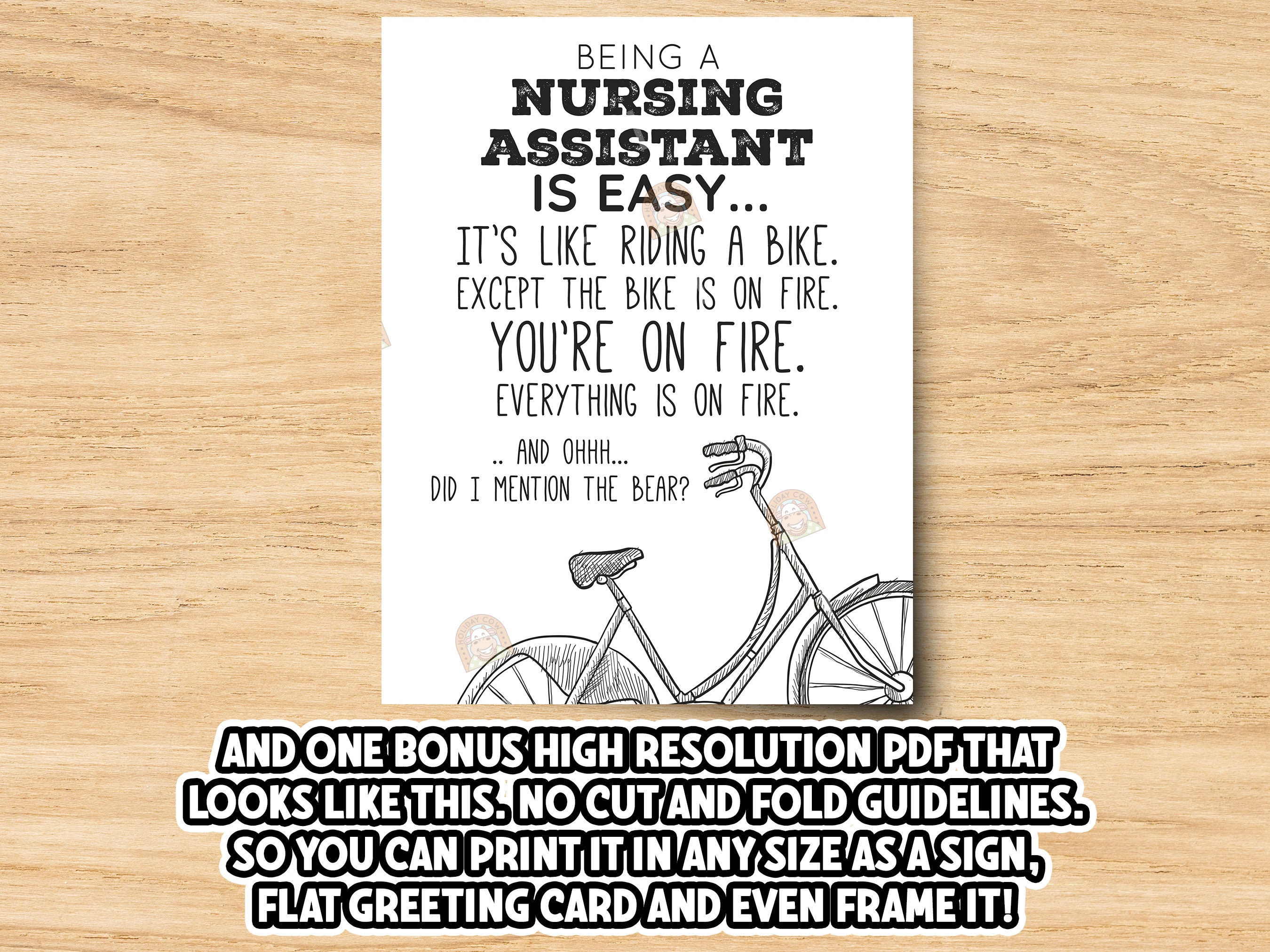CNA Week Card Printable, Cna Thank You Card, Nursing Assistant Week Card, Nursing Assistant Card ...