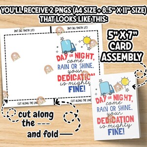 Truck Driver Appreciation Gift, Truck Driver Appreciation Week Card ...