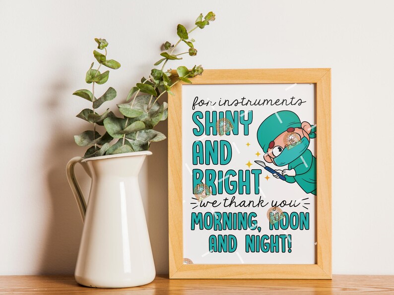 Sterile Processing Week Printable Signs, Sterile Processing Tech Gifts ...