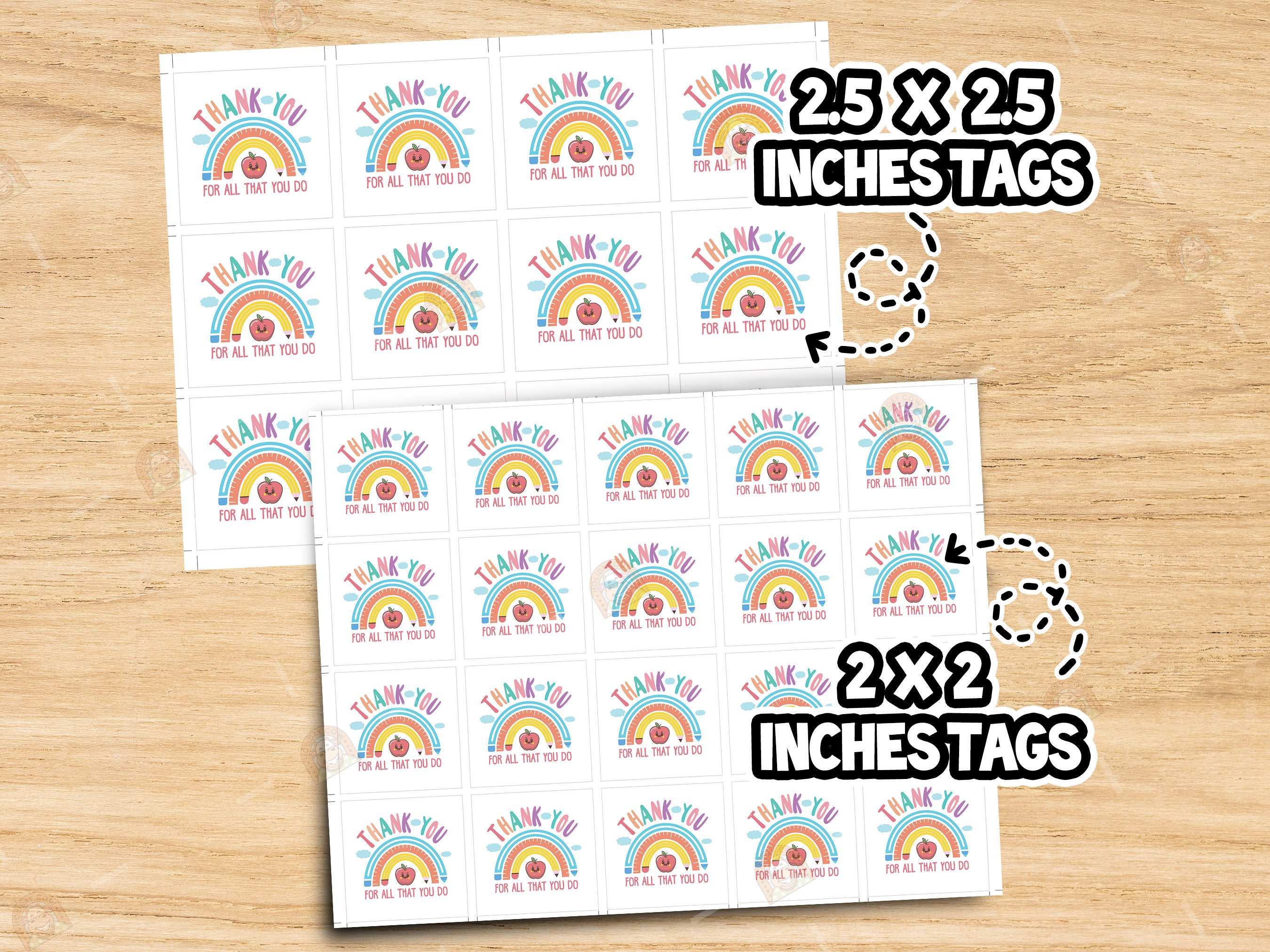 Teacher Appreciation Tag Printable, Teacher End of School Year Tag ...