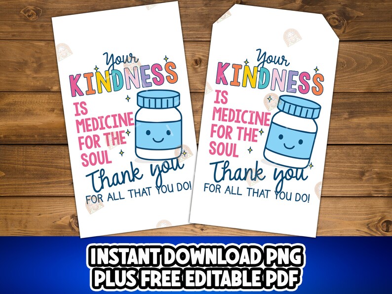 Assisted Living Gift Tag Printable, Assisted Living Week Tag for ...