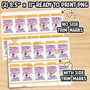 National Payroll Week Tag Printable, Payroll Week Gift Tags, Payroll ...