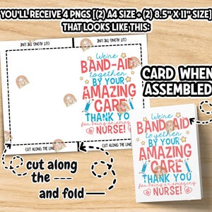 Nurse Gift, Printable Nurse Appreciation, School Nurse Day Gift for ...