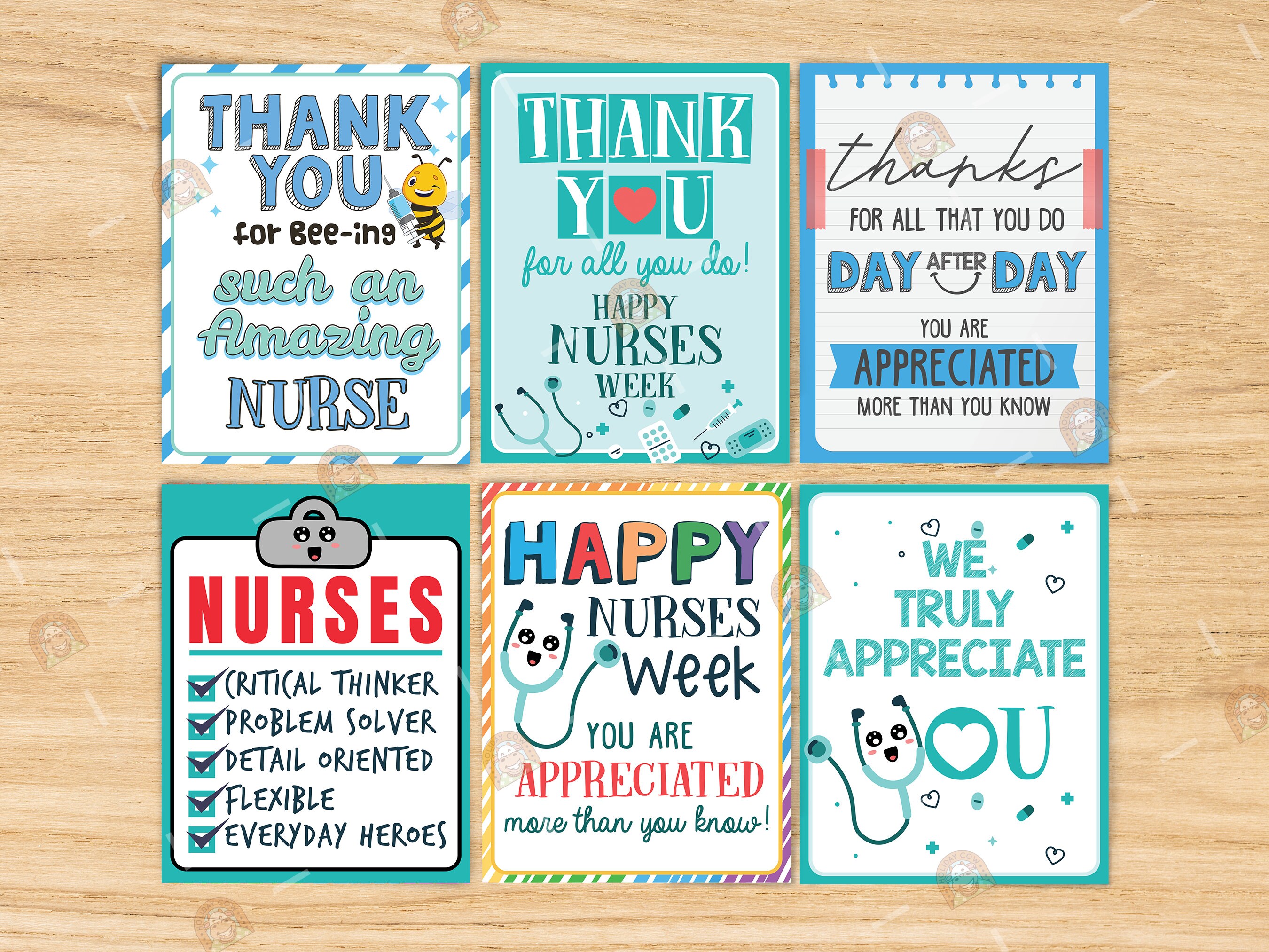Nurses Week Signs Bundle, Printable National Nurses Week Poster, Nurse ...