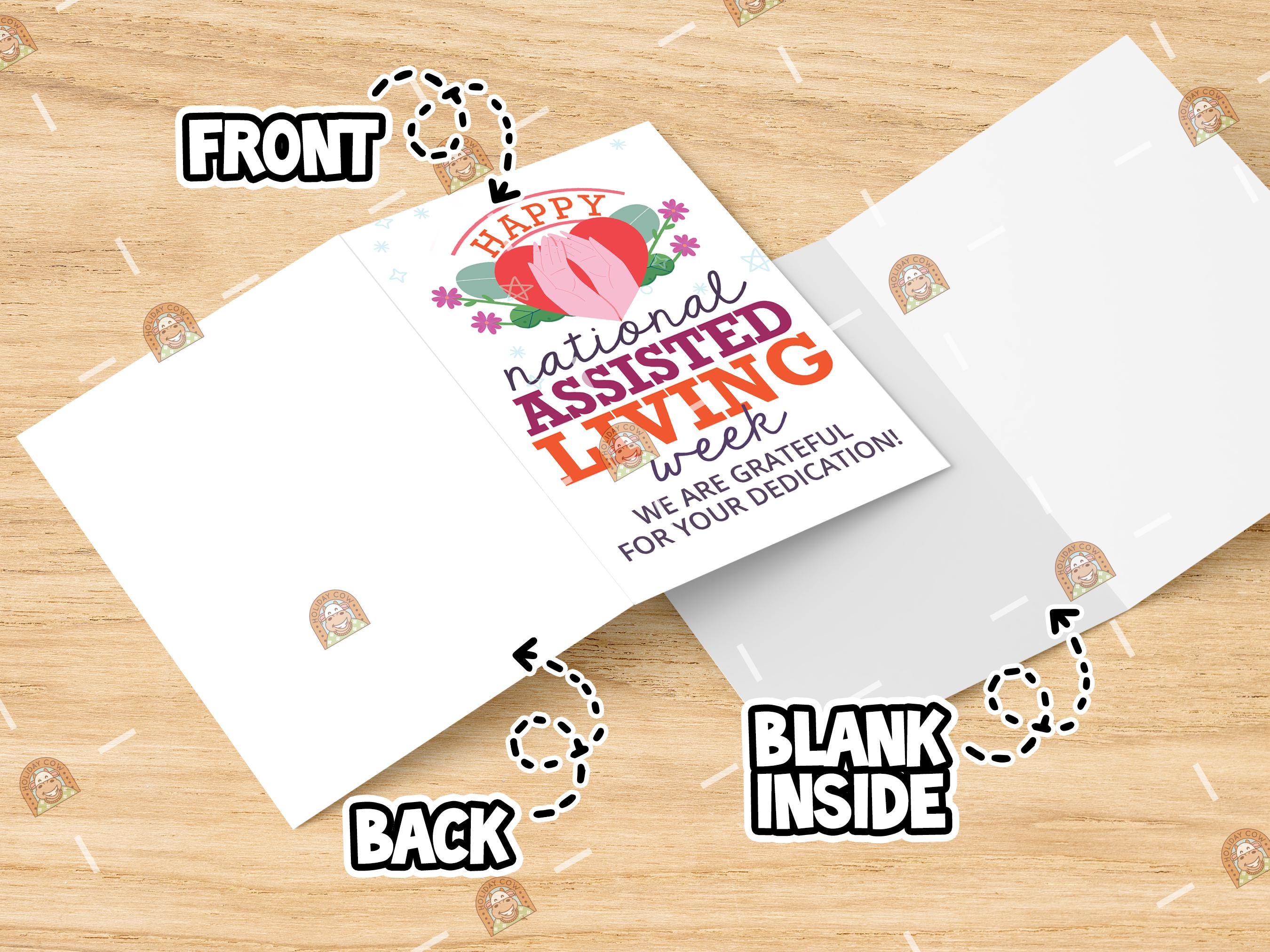 Assisted Living Week Card Printable, National Assisted Living Week Gift ...