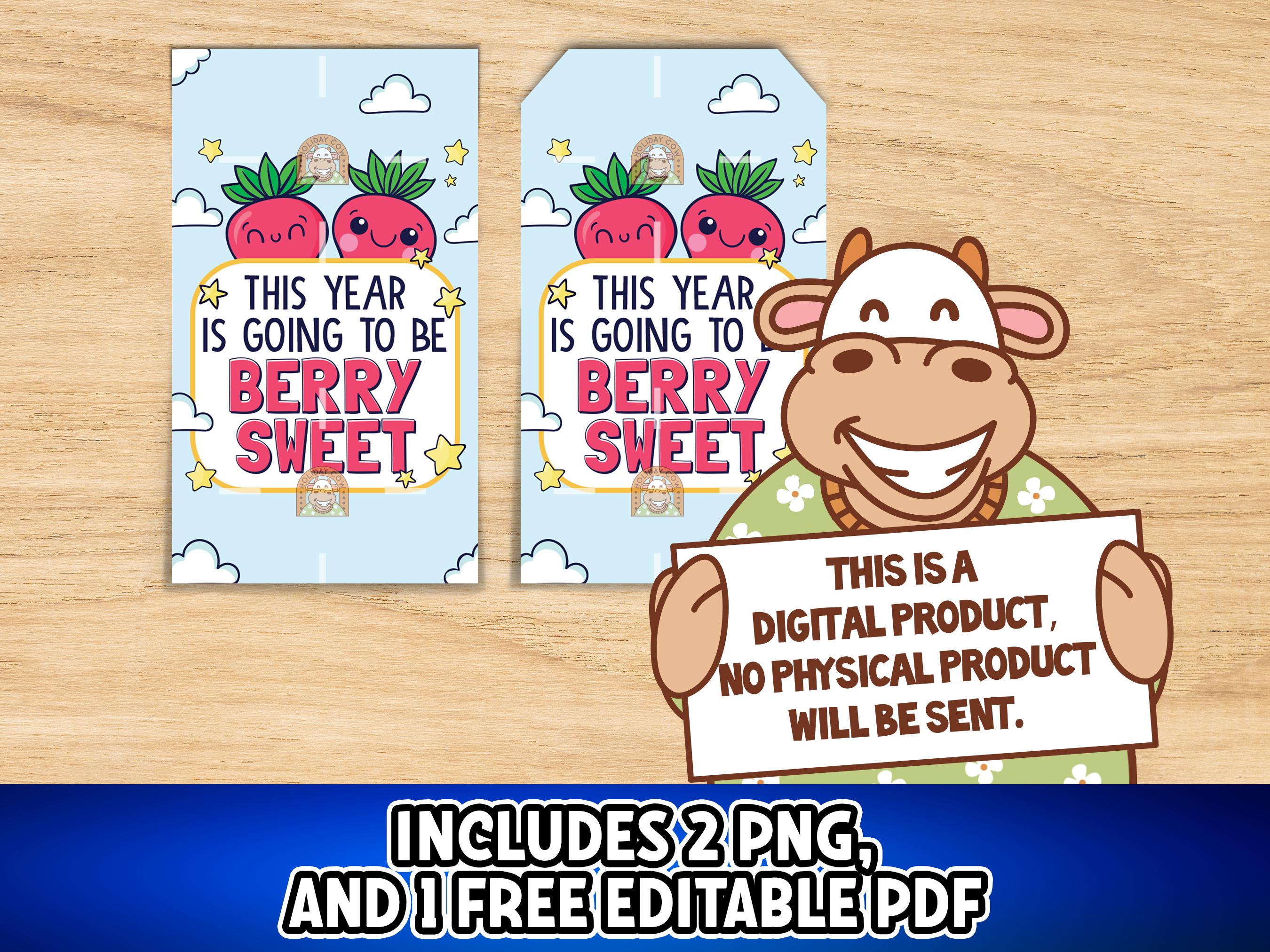 Back to School Printable Candy Labels, Berry Sweet Year Tag for Student ...