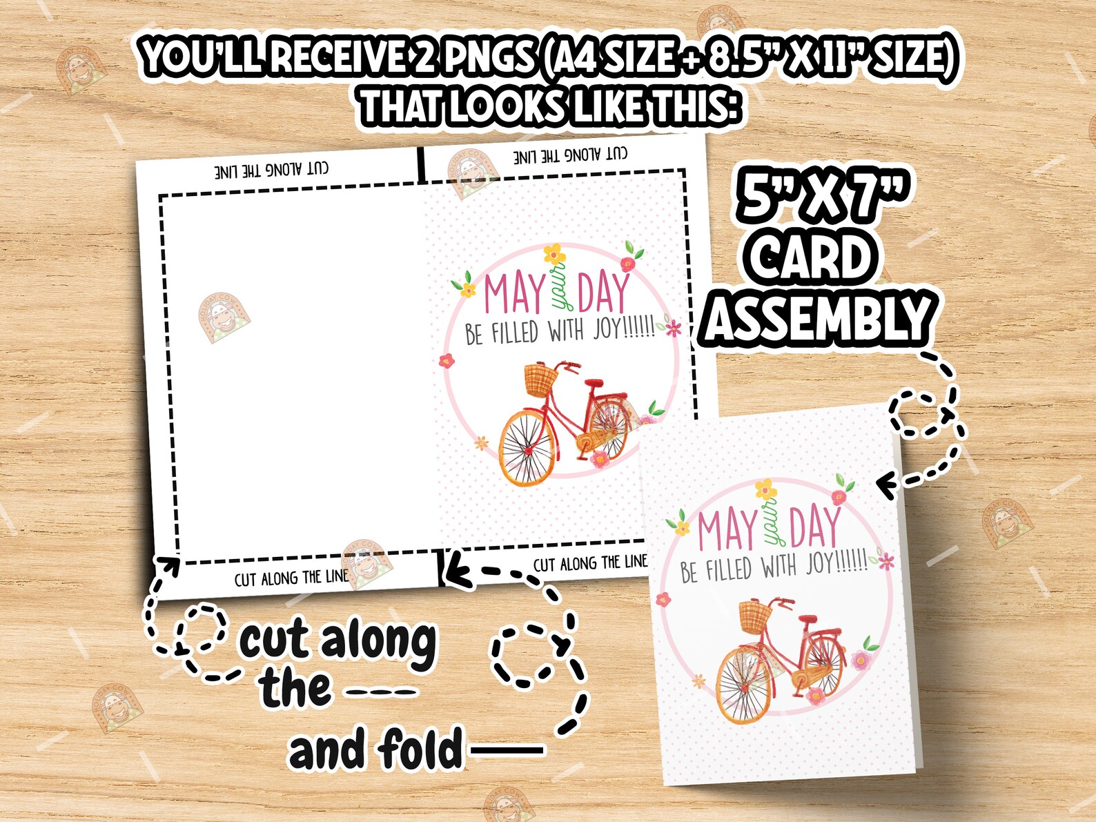 May Day Sign, Happy May Day Gift, Printable Card, Spring May Day Basket ...