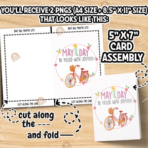 May Day Sign, Happy May Day Gift, Printable Card, Spring May Day Basket ...