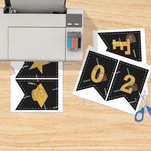 Graduation Class of 2025 Banner, Printable Grad Banner for Graduation ...