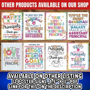 Assistant Principals Week Gift Tag, Assistant Principal Week Tag ...