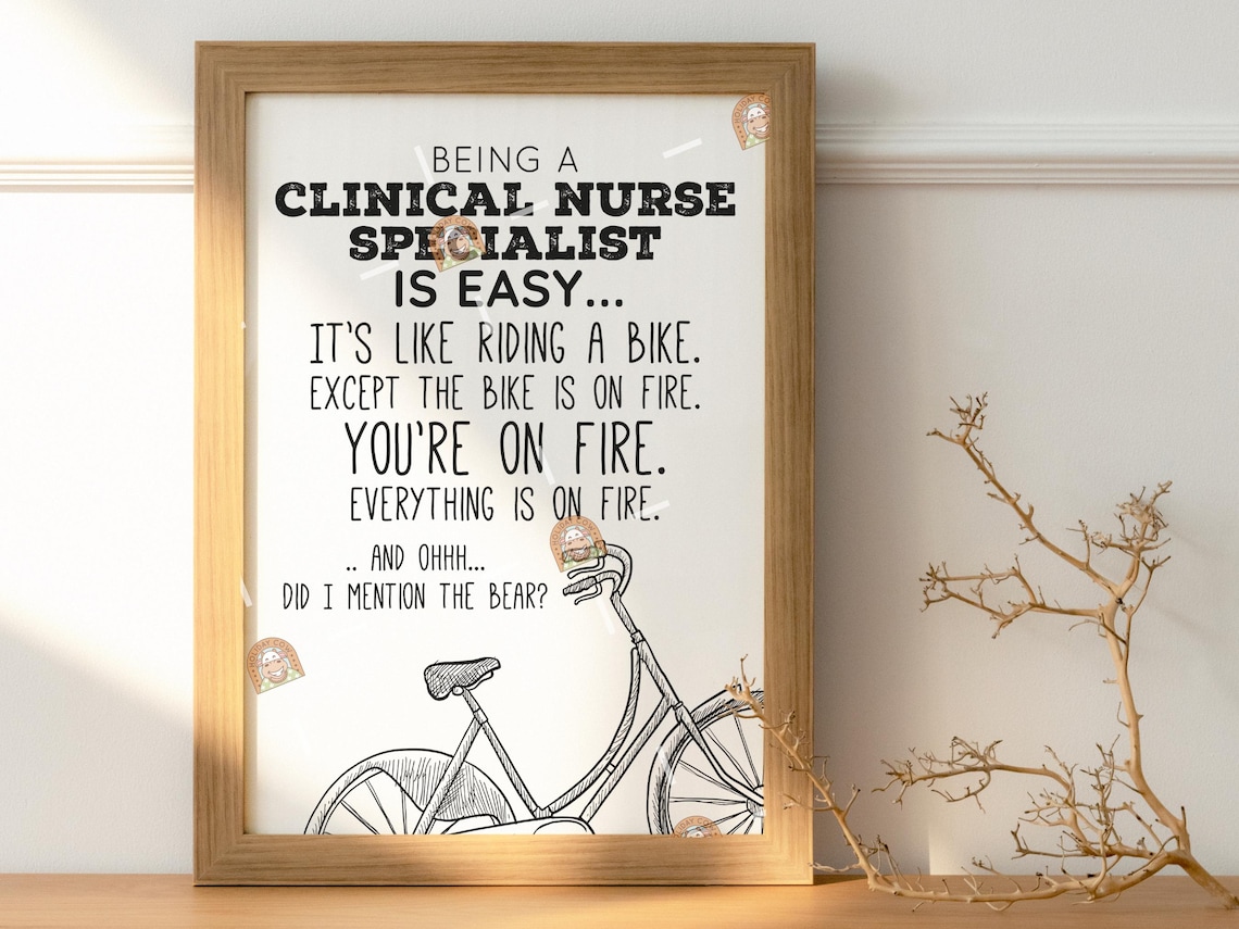 CNS Week Card Printable, CNS Thank You Card, Clinical Nurse Specialist ...