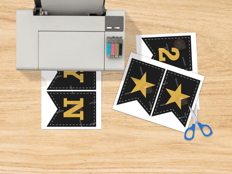 New Year Banner Printable, NYE Banner, Happy New Year Bunting, New Year ...