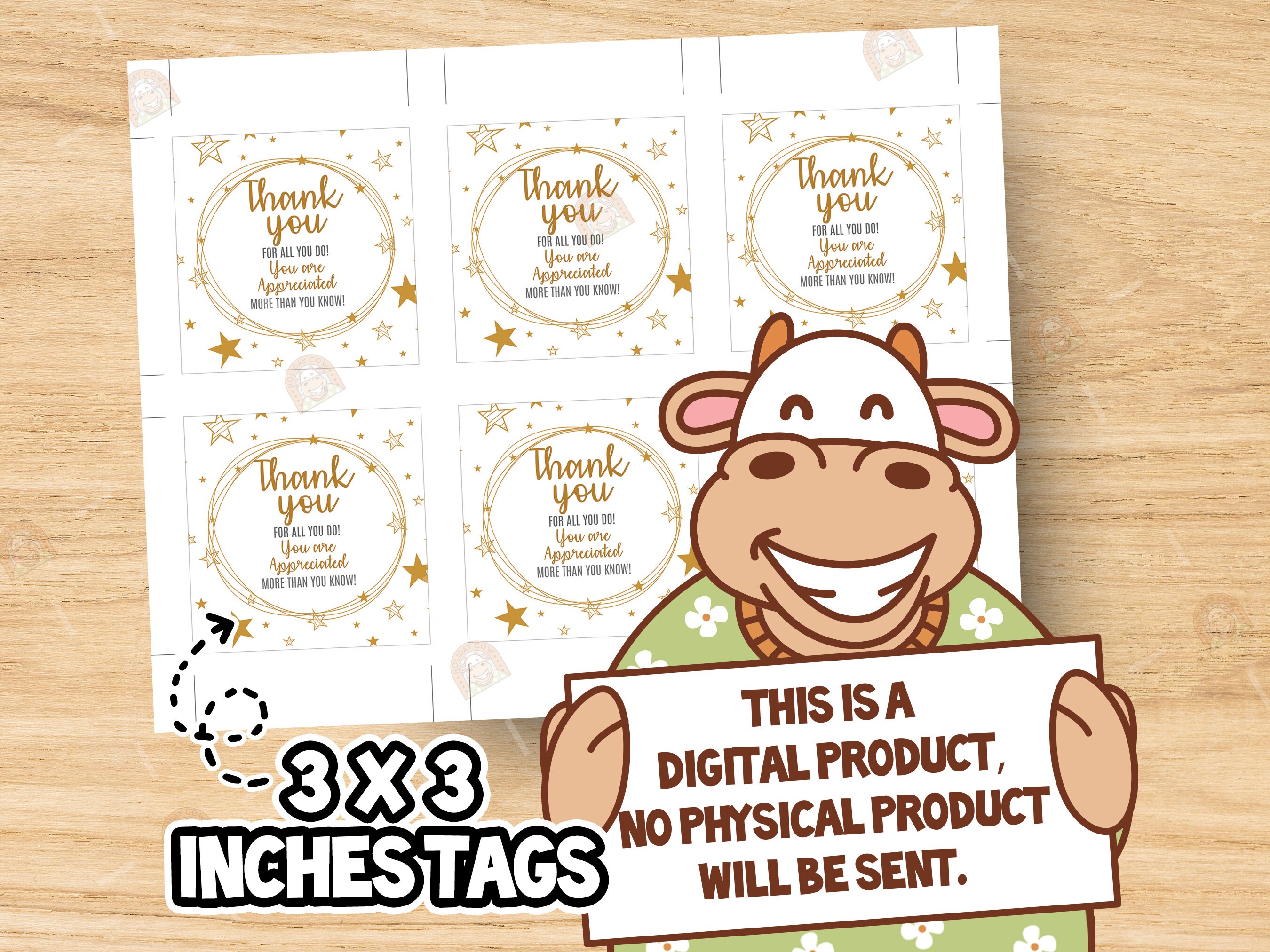 Employee Appreciation Tags Printable, Employee Appreciation Day Tags ...