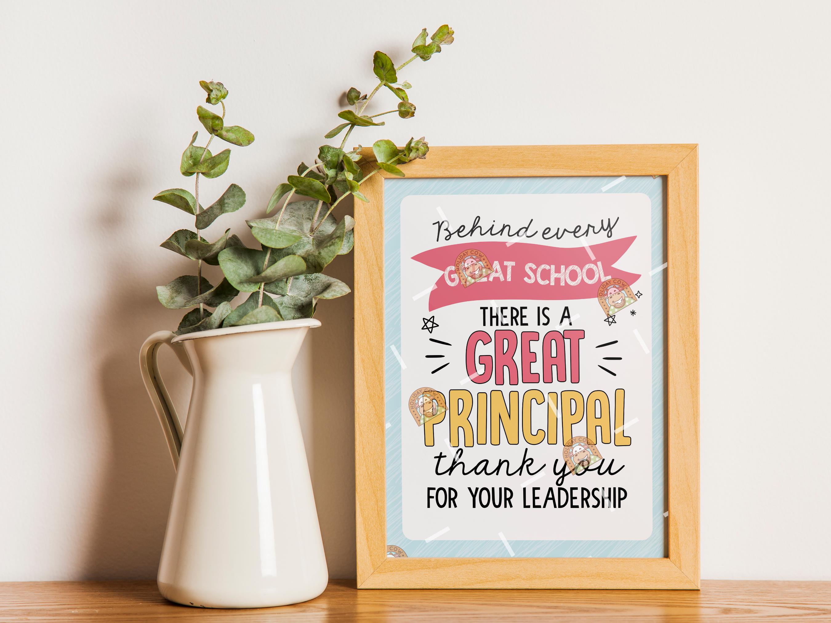 Principal Appreciation Month Sign Printable, National Principals' Month ...