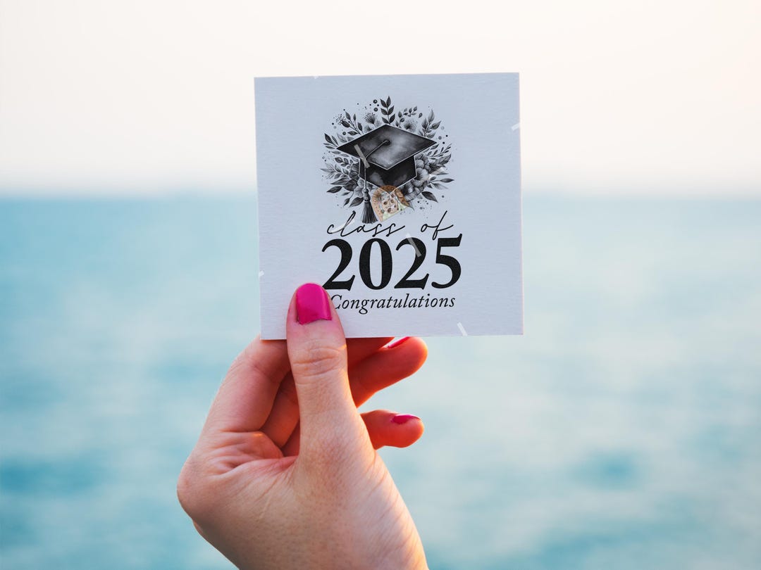 Graduation Class of 2025 Tag, Printable Grad Tags for Graduates ...
