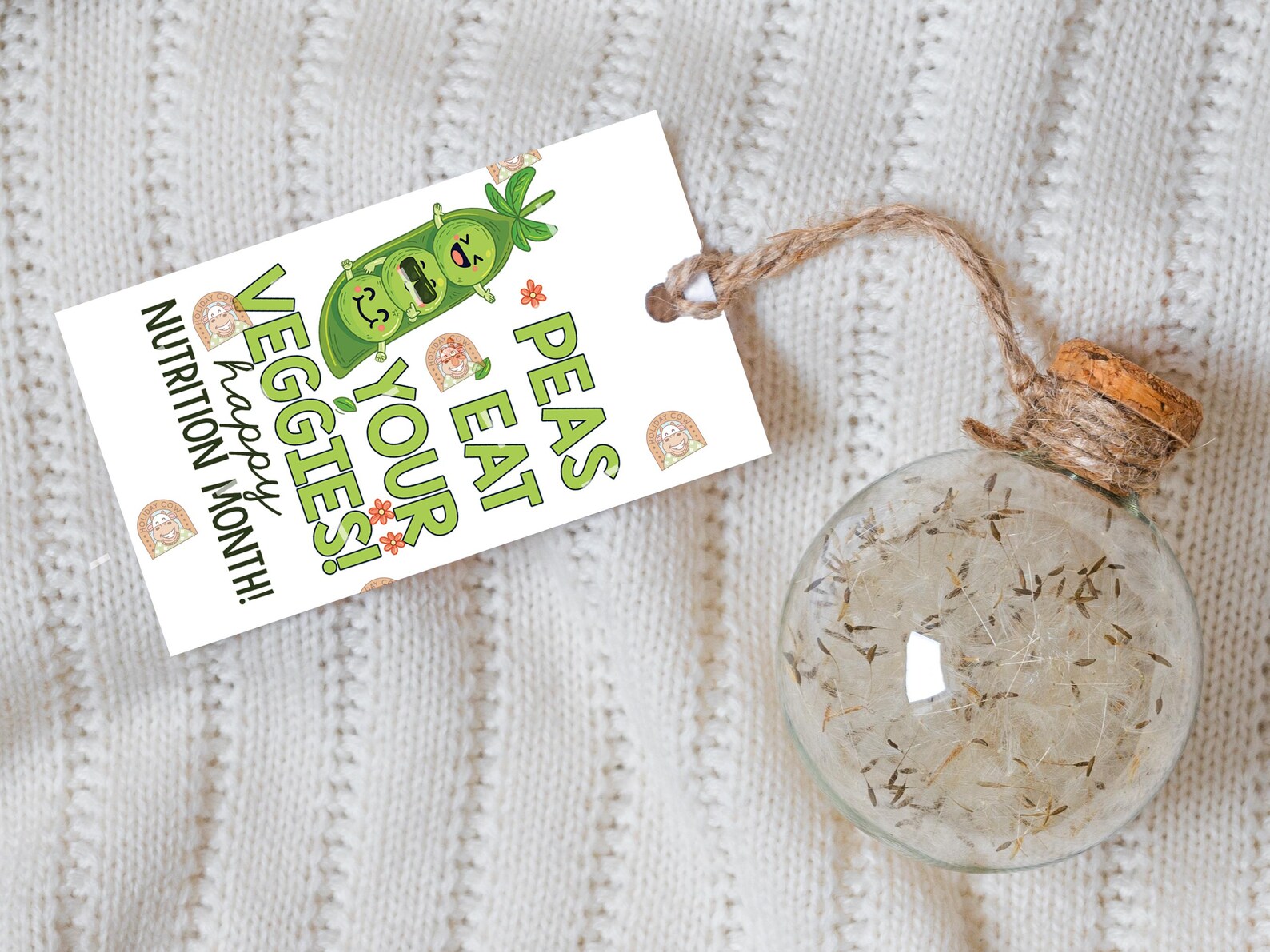 Printable Nutrition Month Gift Tag, School Nutrition Month Tag ...
