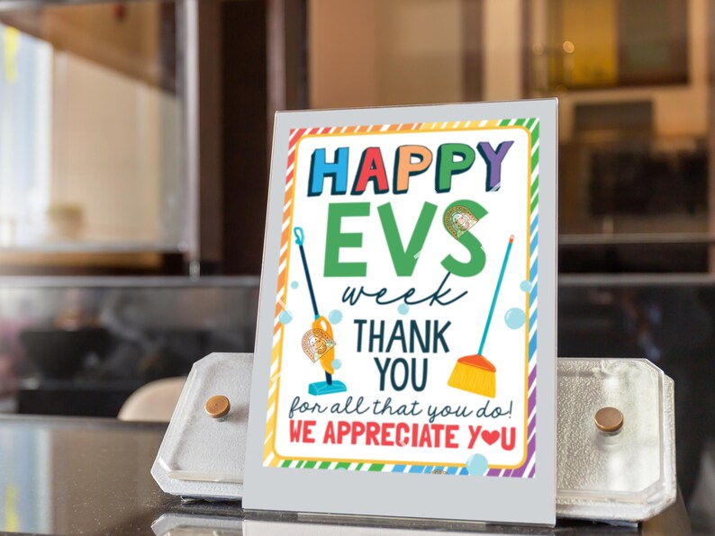 EVS Week Card Printable, National Healthcare Environmental Services ...