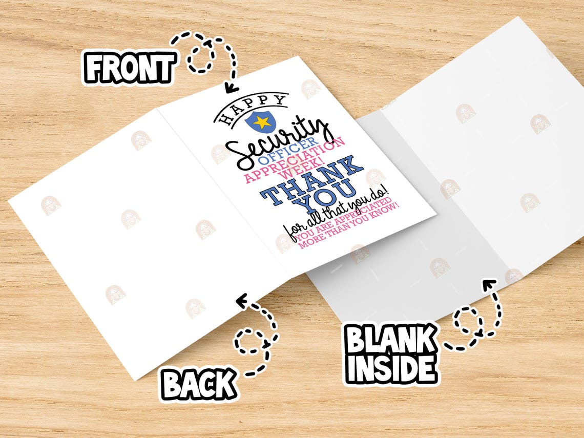 Security Officers Week Sign Printable, Security Officers Appreciation ...