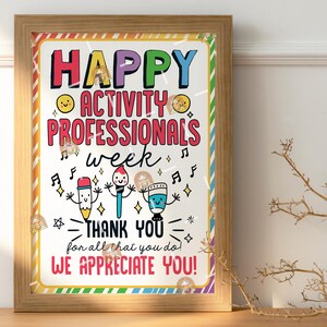 Activity Professionals Week Printable Card, Activity Professionals ...