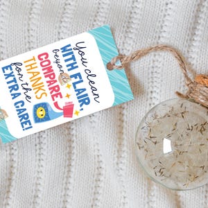 EVS Week Gift Tag Printable, Housekeeping Gift Tag, National Custodian ...