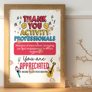 Activity Professionals Gifts, Printable Activity Professionals Week ...