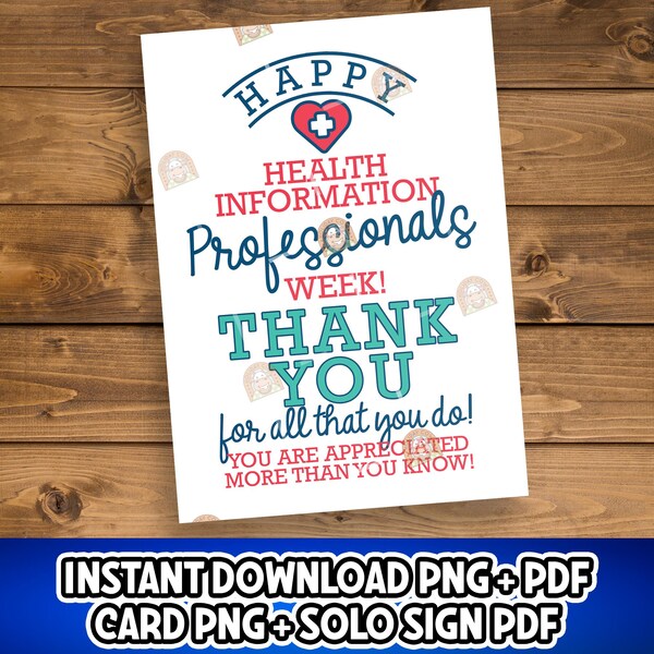 Health Information Professionals Week - Etsy