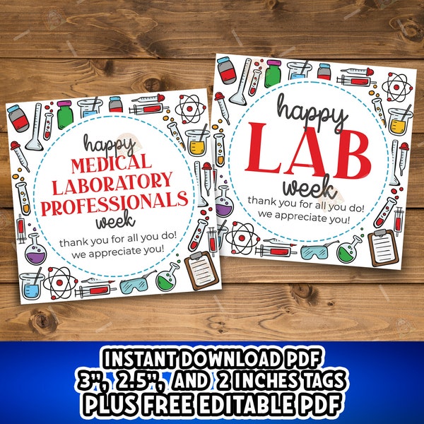 Happy Lab Week Banner - Etsy