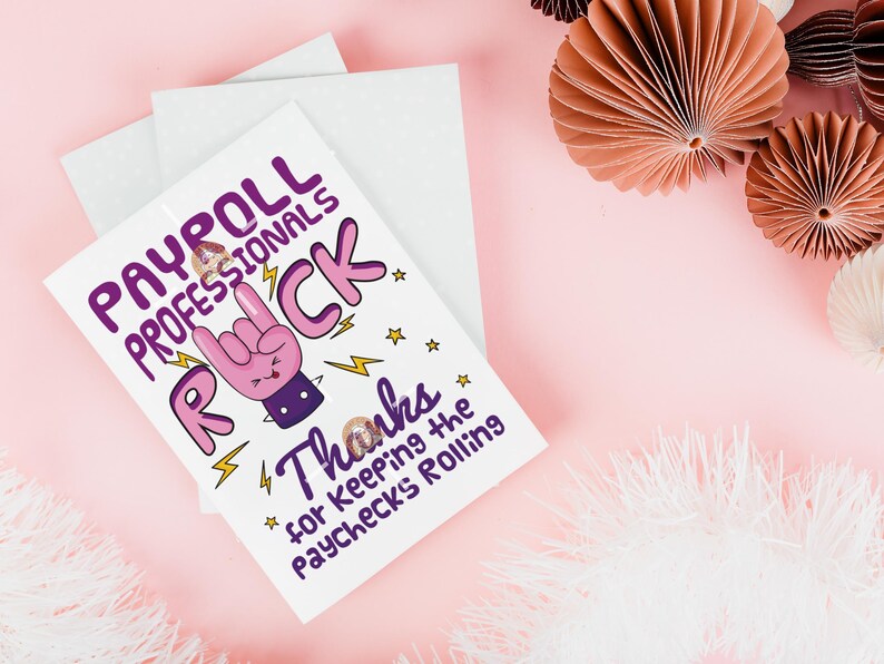 Payroll Appreciation Gift, Humor Payroll Card Printable, National ...