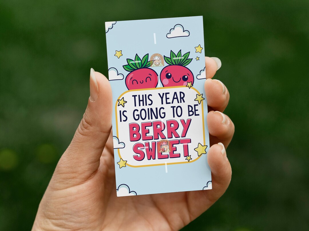 Back to School Printable Candy Labels, Berry Sweet Year Tag for Student ...