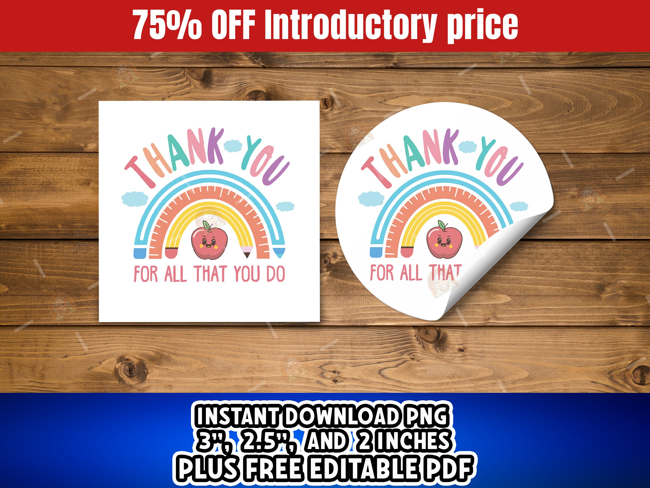 Teacher Appreciation Tag Printable, Teacher End of School Year Tag ...