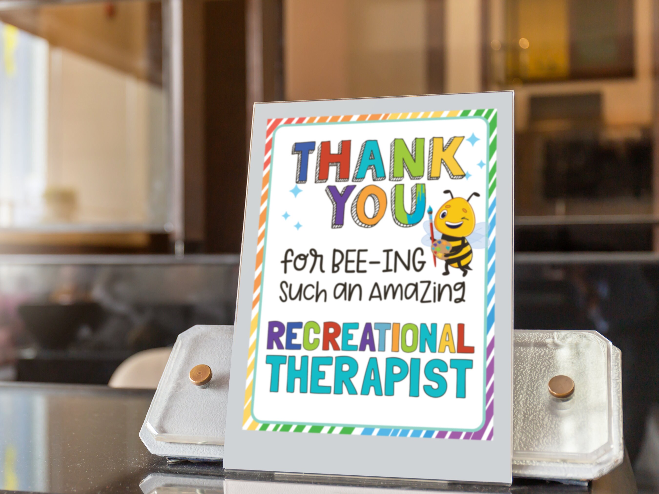 Recreational Therapists Card Printable, Humorous Recreational Therapist ...