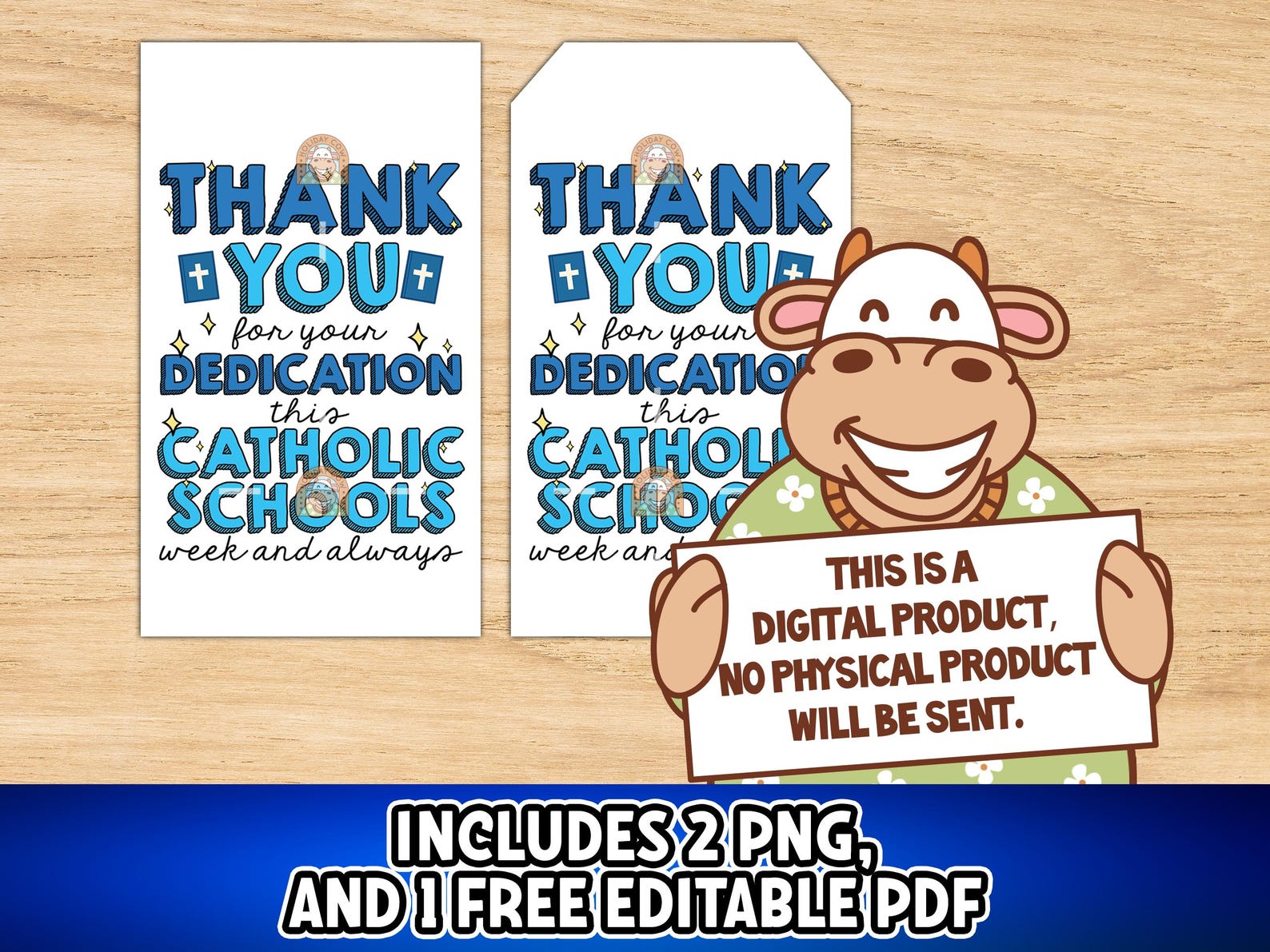 Printable Catholic Schools Week Tags, Catholic Schools Week Gift Tag ...