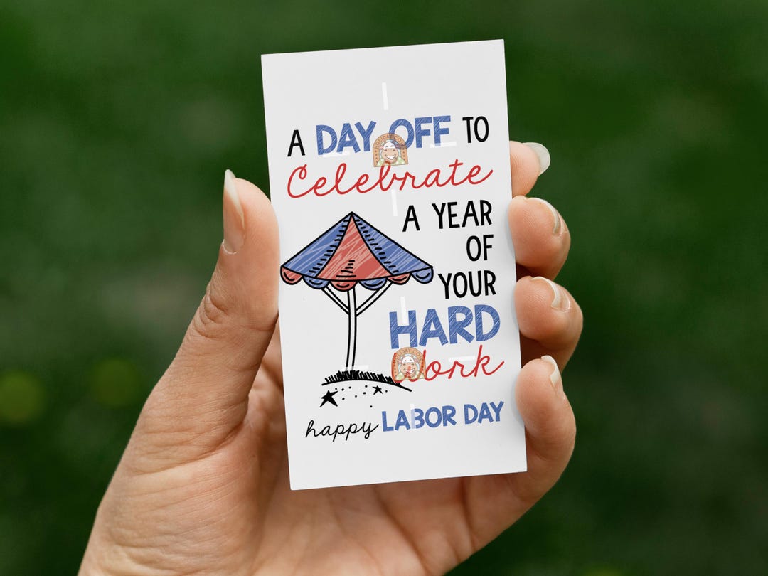 Labor Day Tags, Happy Labor Day Printable Tags, Labor Day Gift Tags ...