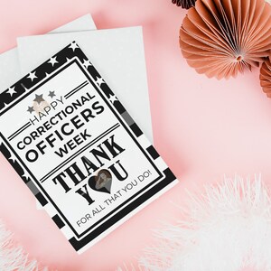 Correctional Officers Week Gift Printable, Correctional Officer Week ...