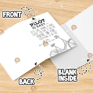 Pilot Card Printable, National Aviation Week Gift, Aviation ...