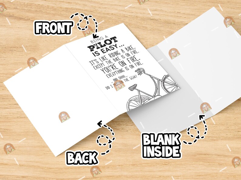Pilot Card Printable, National Aviation Week Gift, Aviation ...