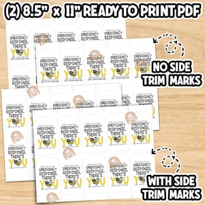 Dispatcher Gift Tag Printable, 911 Dispatchers Week Gift Tag, Public ...